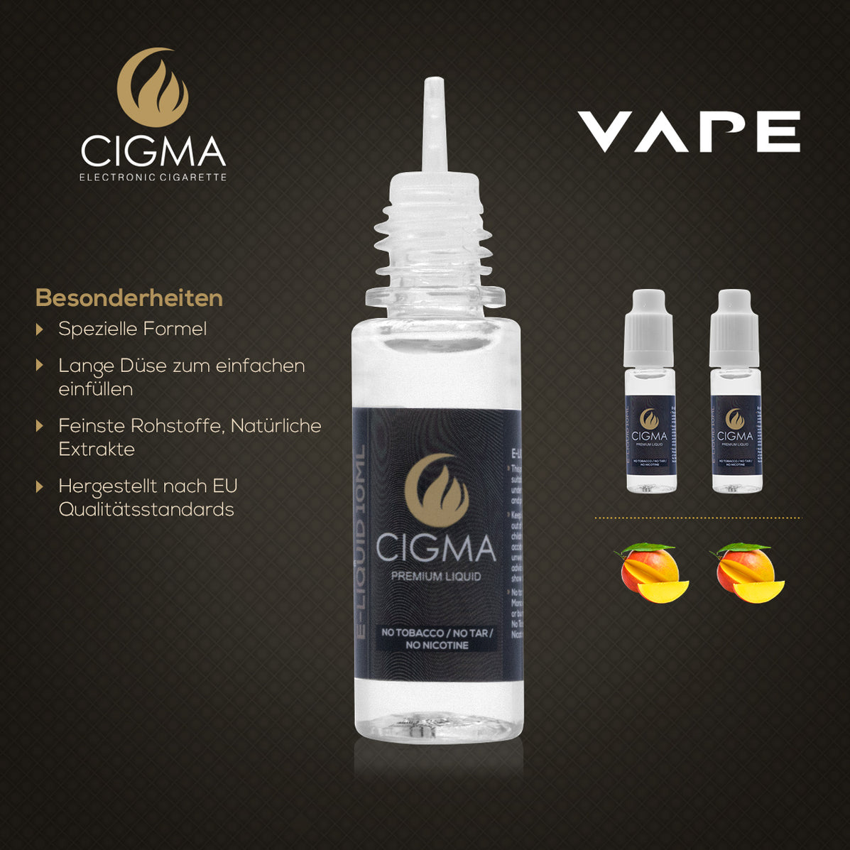 CIGMA Mango 2er Pack E Liquid | Cigee — Cigee.de