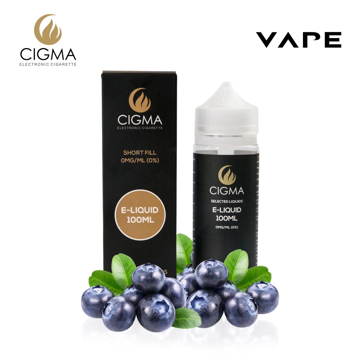 CIGMA Blaubeere 100ml E Liquid 0mg | Cigee — Cigee.de